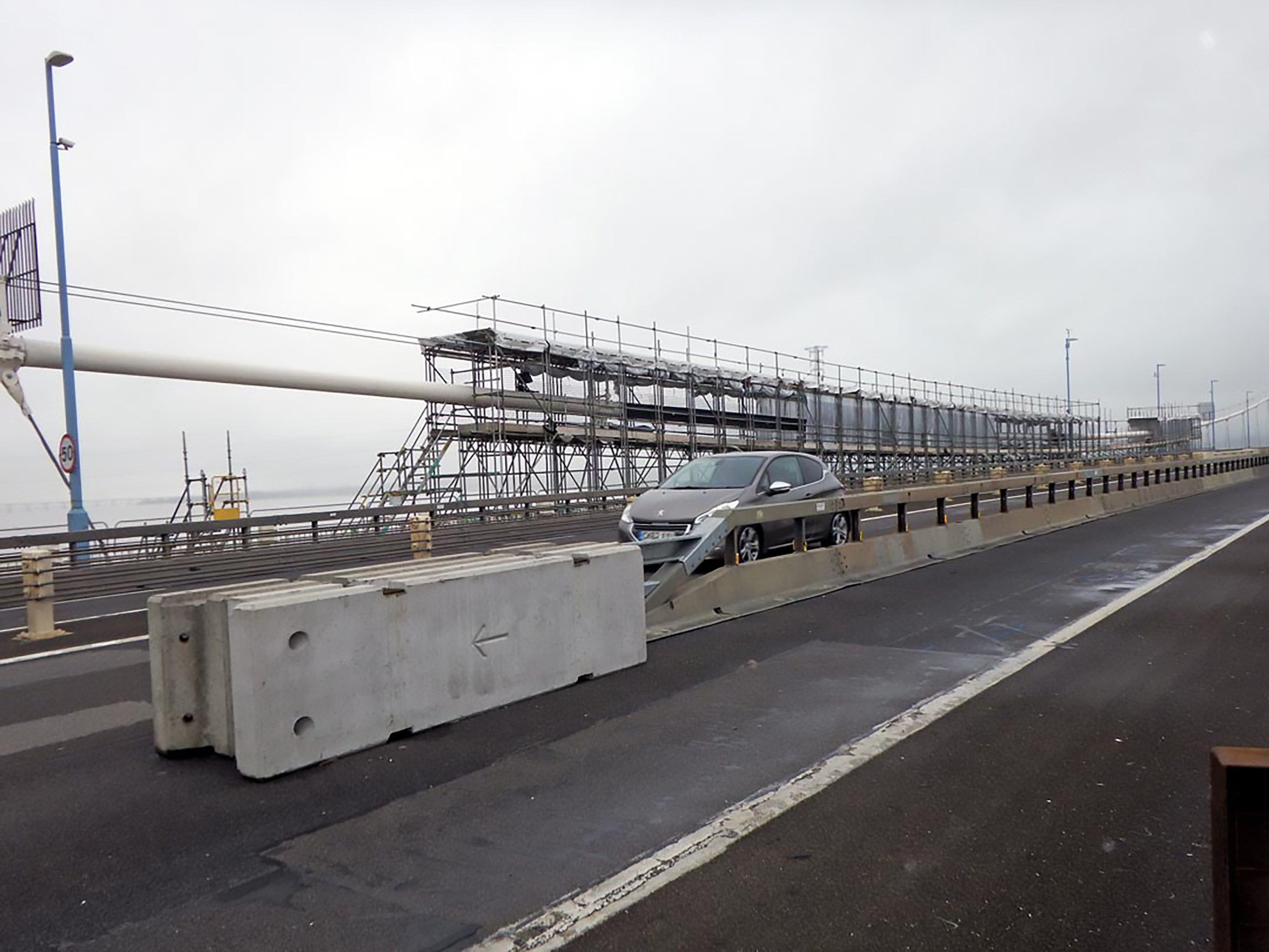 Severn Bridge Cable Inspection - Vehicle Restraint System