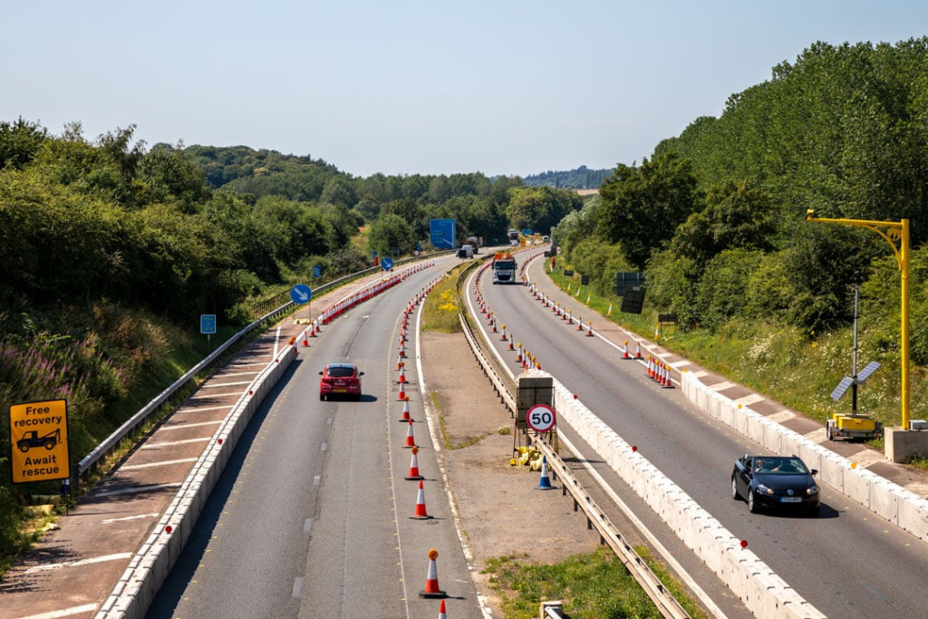 M50 Bridge Repair - Temporary Vehicle Restraint System Solutions