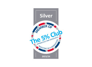 Hill and Smith Infrastructure awarded 5% Club Silver Membership