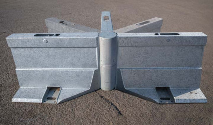 Zoneguard energy absorbing steel road safety barrier