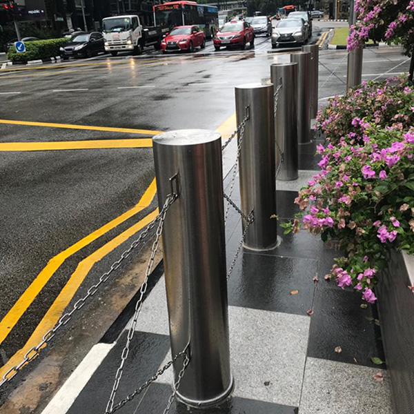 Impeder Shallow mount bollards for hostile vehicle mitigation