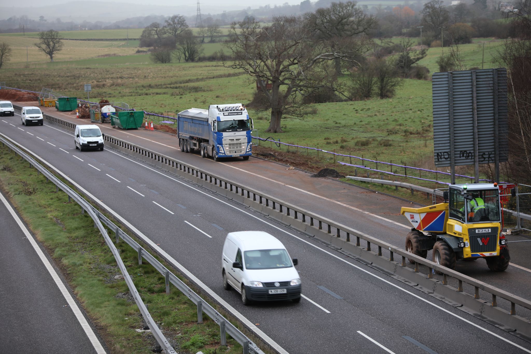 M5 Exeter Road Safety VRS Barrier