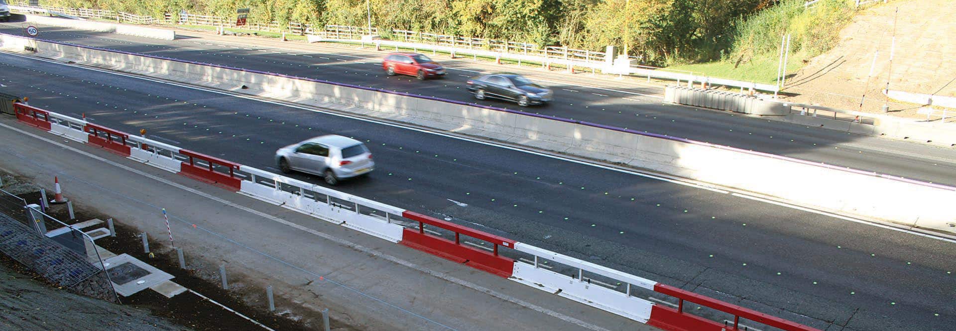 Temporary road barrier solutions for highways