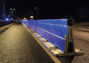 Zoneguard energy absorbing steel road safety barrier