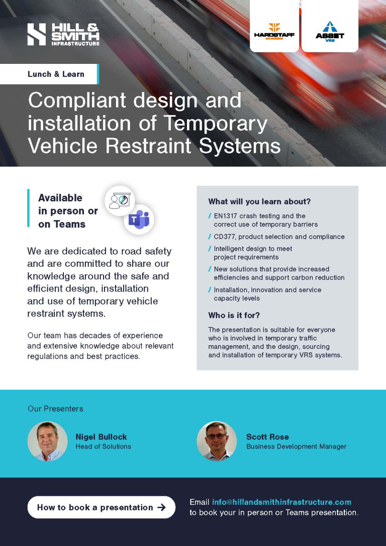 Temporary Road Safety Barriers & VRS | Hill & Smith Infrastructure